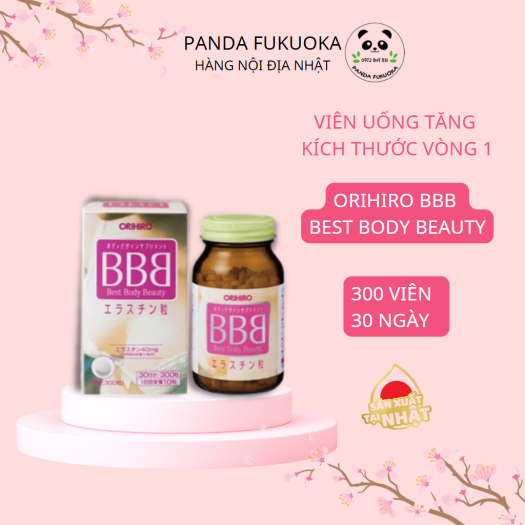 Viên Uống Nở Ngực Orihiro 300 Viên 30 Ngày - Viên Uống Tăng Kích Thước ...