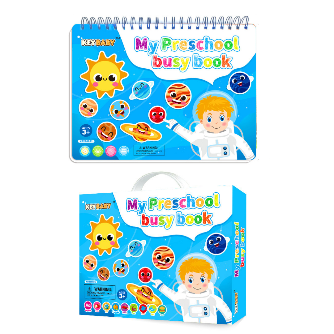 DIY My Preschool Busy Book / Quiet Book With Box For Kids Educational ...