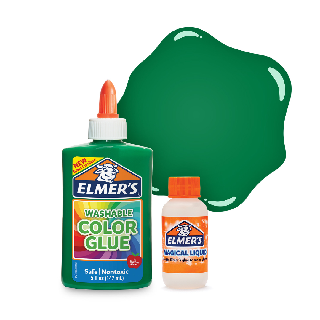 Elmer’s Opaque Color Glue [Green – Bundle of 2] - Beste