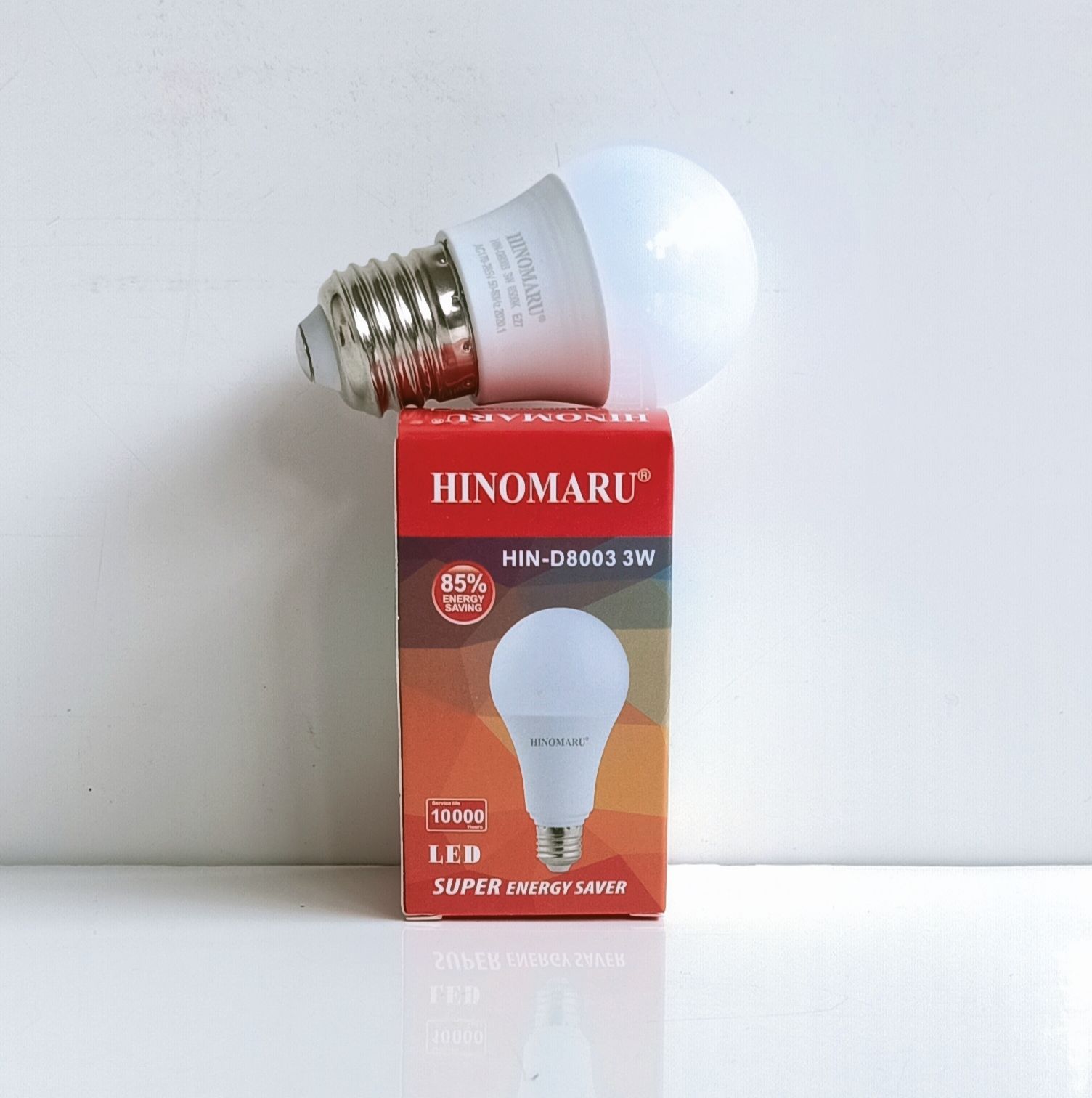 Jual Hinomaru lampu led bulb 3 watt HIN-D8003 3W putih 6500k cool daylight di Seller Star-store ...
