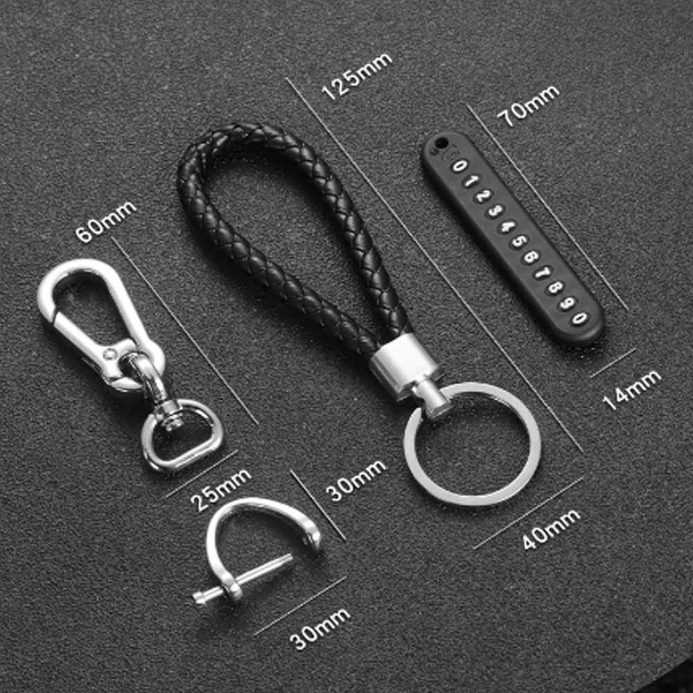 Pendant keychain Phone Number Car Auto Motor Cycle Key Ring Anti-Lost ...