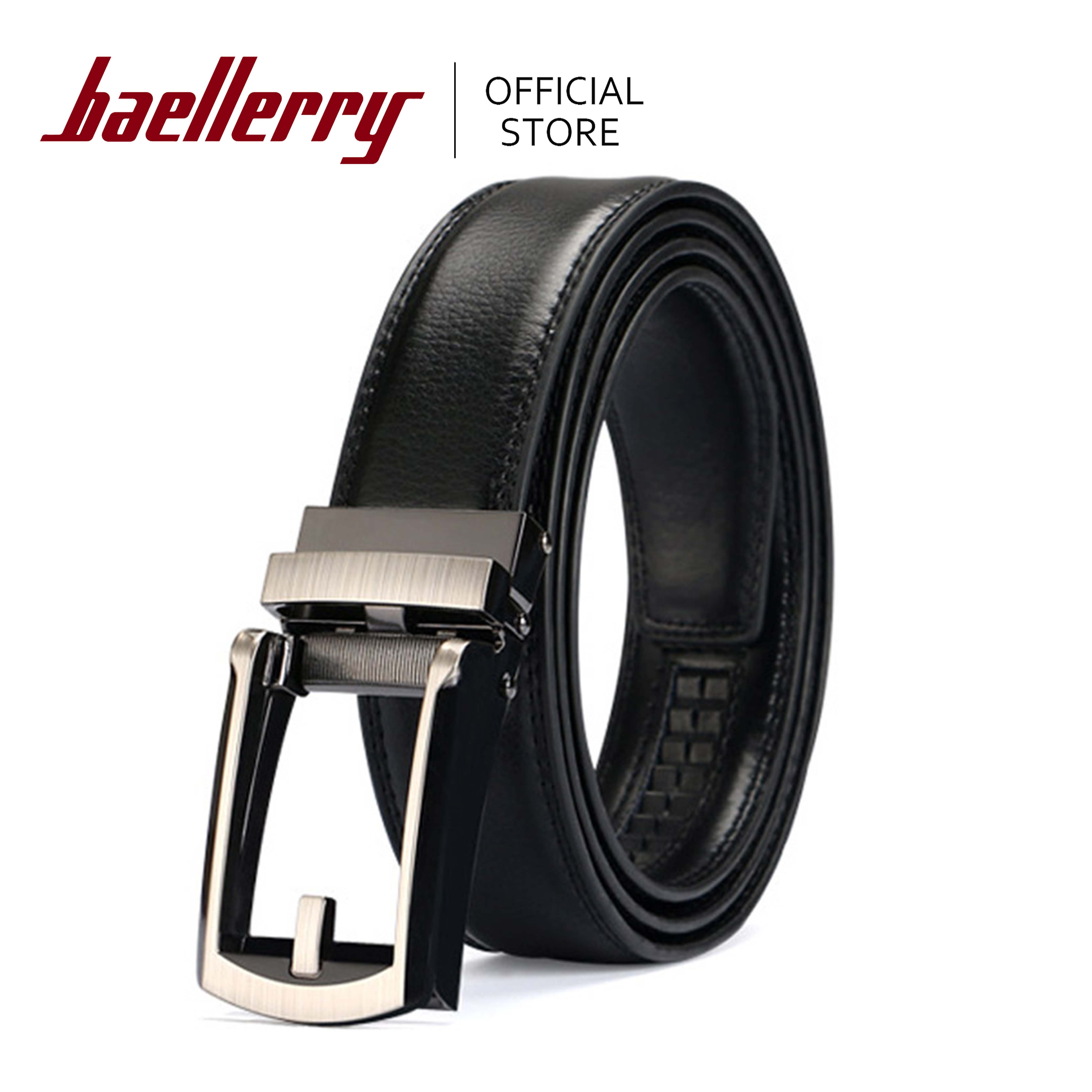 Baellerry Easy To Wear Two-layer Cowhide Fake Needle Belt Automatic ...