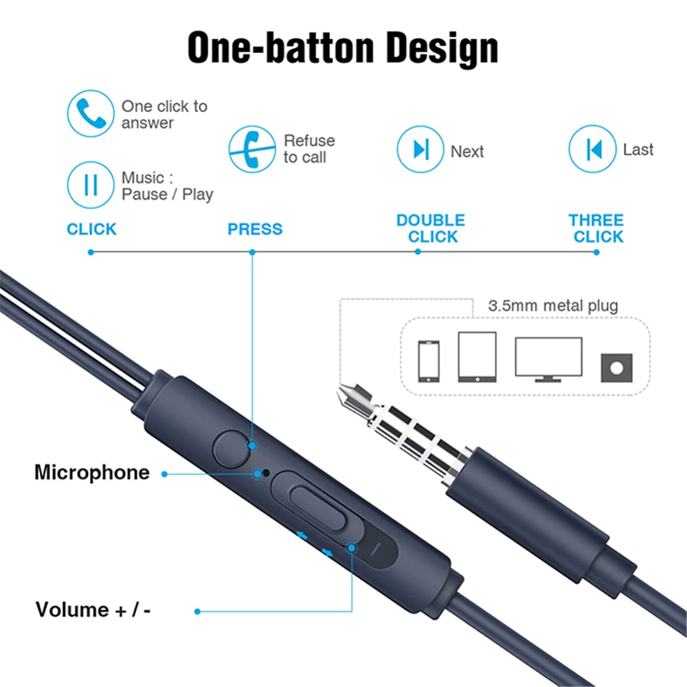 UiiSii HM 13 In-Ear Earphone (With Pouch)