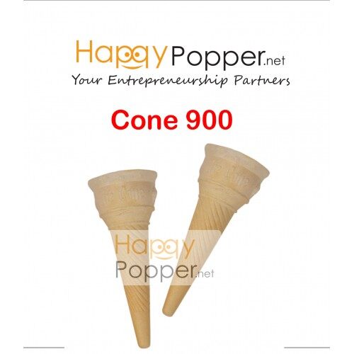 happypopper 900 PCS Cone Ice Cream Cone 900pcs mini cone small cone Kon ...