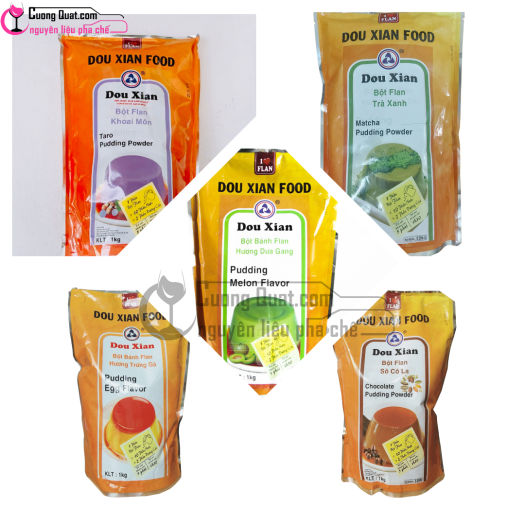 Pudding Dou Xian 1KG ( Nhiều Mùi ) - Nấu ăn và làm bánh | VietMart.co