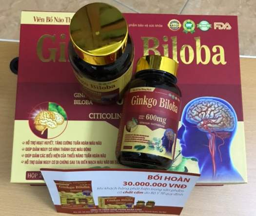 TPCN *****GINKGO BILOBA Cere Brain Max 600mg***Viên bổ não thông mạch ...