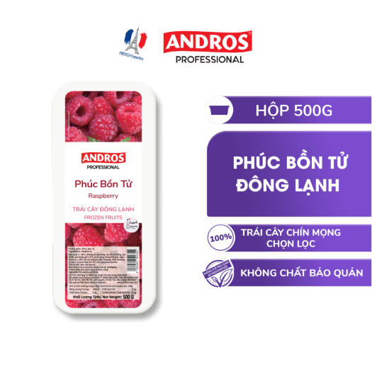Phúc Bồn Tử Đông Lạnh - Không chất bảo quản - Trái cây đông lạnh ANDROS IQF - 500g - Trái cây ...