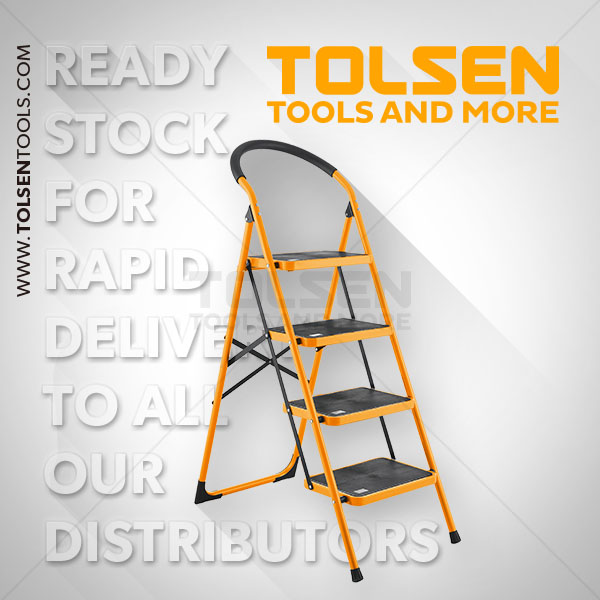Tolsen Industrial Steel Ladder 150KG (2 Step Step Step Step) | atelier ...