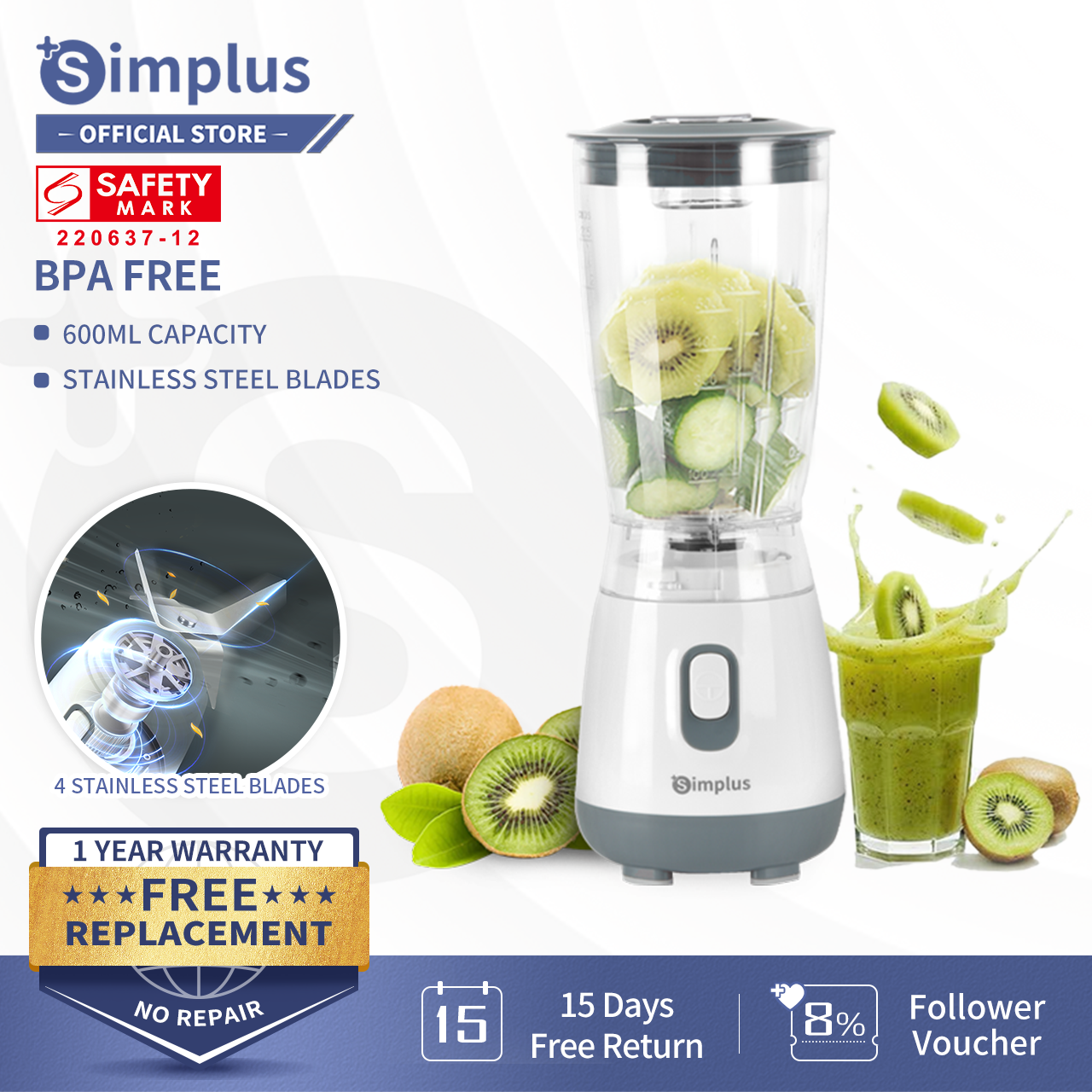 Simplus Hand Blender - Best Price in Singapore - Jun 2024 | Lazada.sg