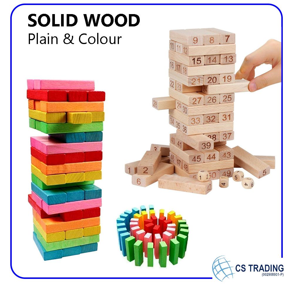 Buy Wooden Tower online | Lazada.com.my