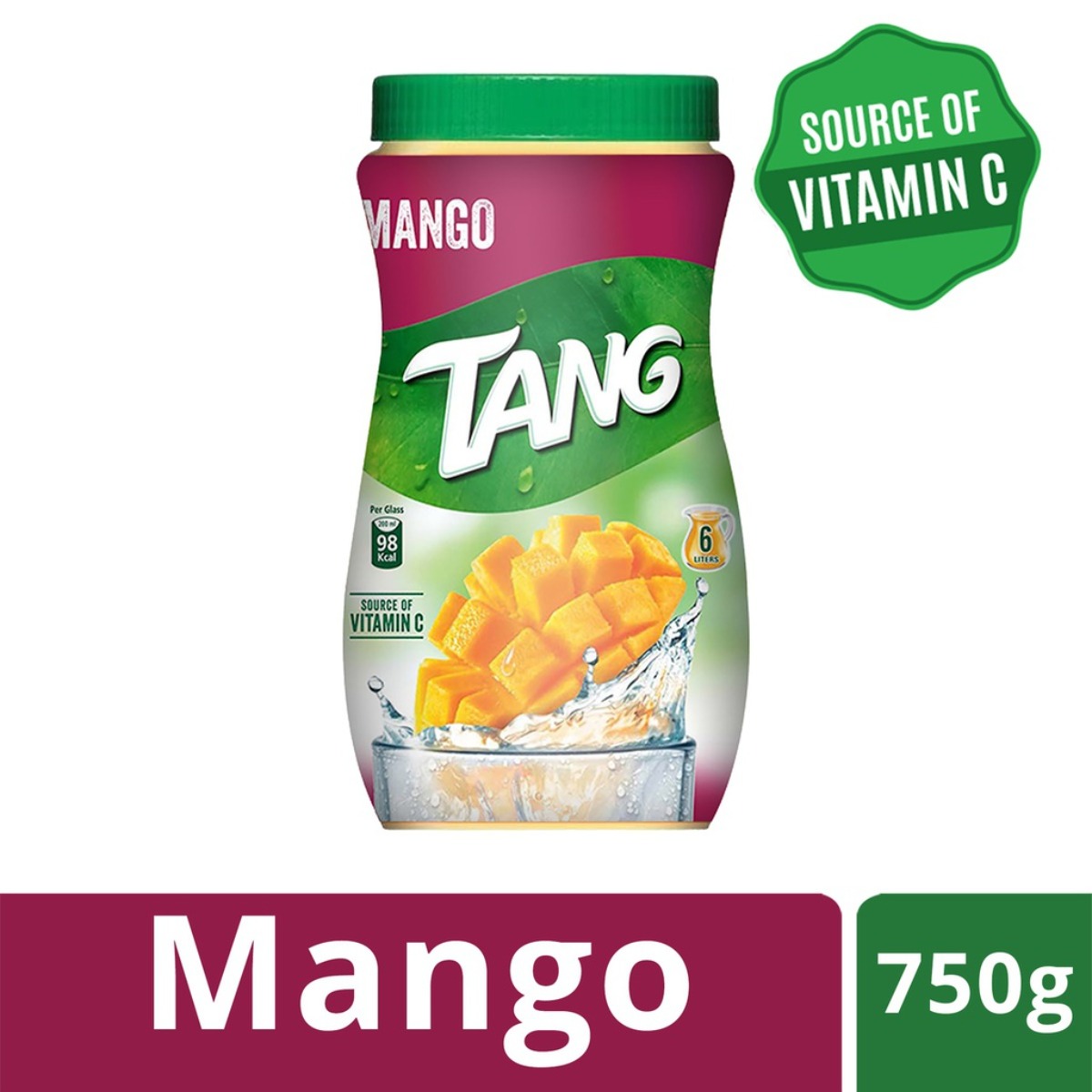 Tang Jar Mango Flavor, 750gm Bahrain - 1pack