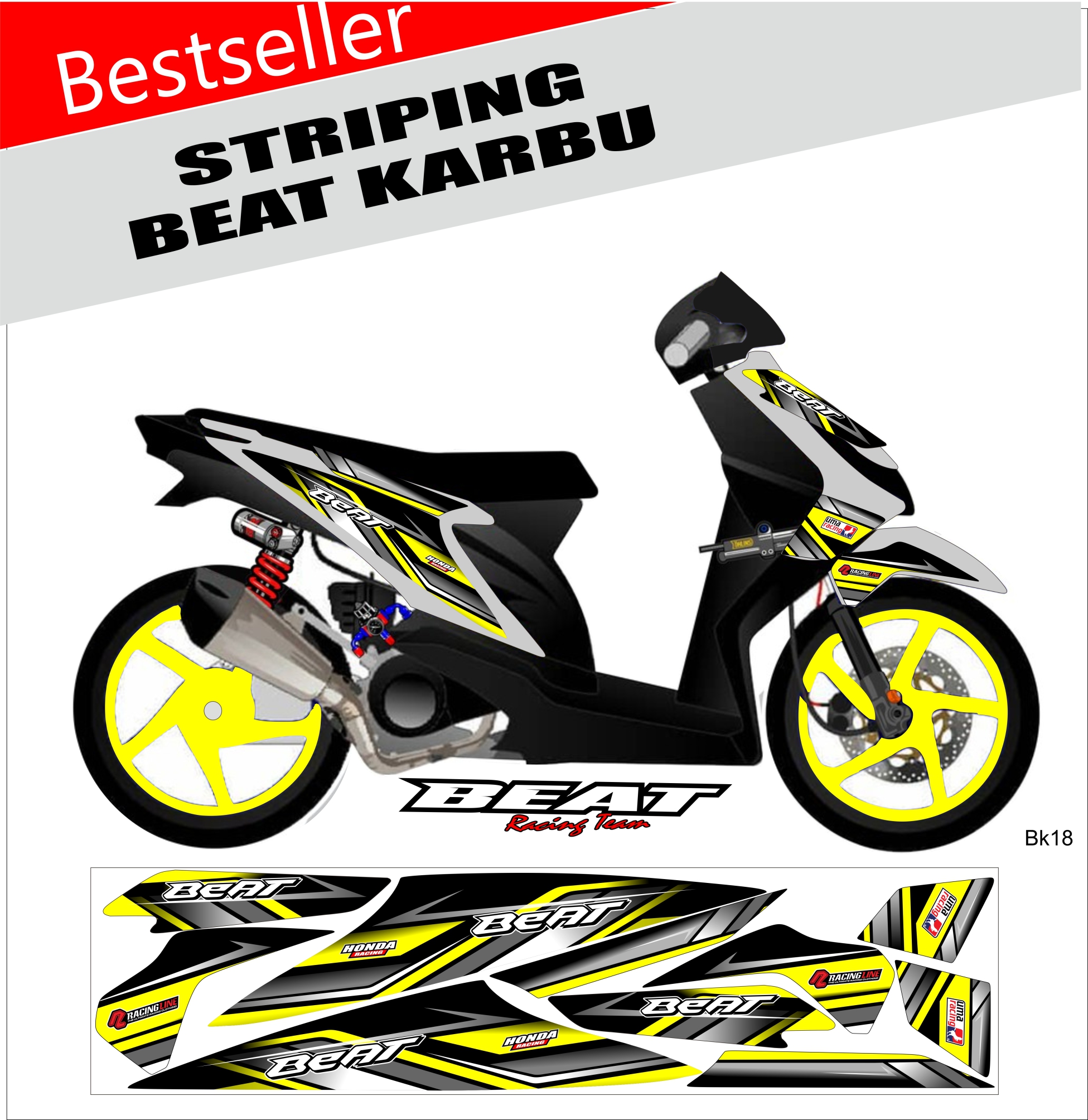 Beat Modifikasi Hitam