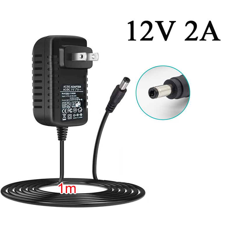 100-240V AC To 5V/12V DC Power Supply Adaptor 5.5mm Jack Plug Charger ...