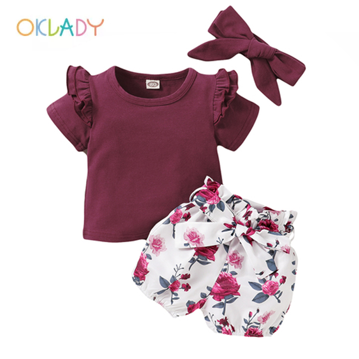 【OKLADY】Baby Girl Summer Clothes Toddlers Girls Clothes Summer Clothes ...
