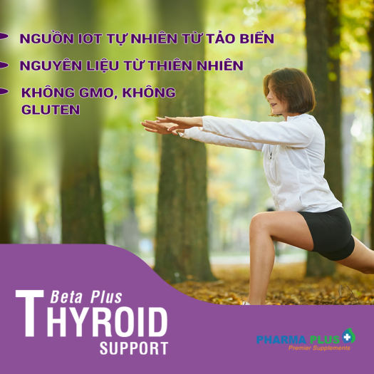 Viên Uống Hỗ Trợ Tuyến Giáp [Nhập Mỹ] | Pharma Plus Beta Plus Thyroid Support - Lọ 60V - Tim và ...