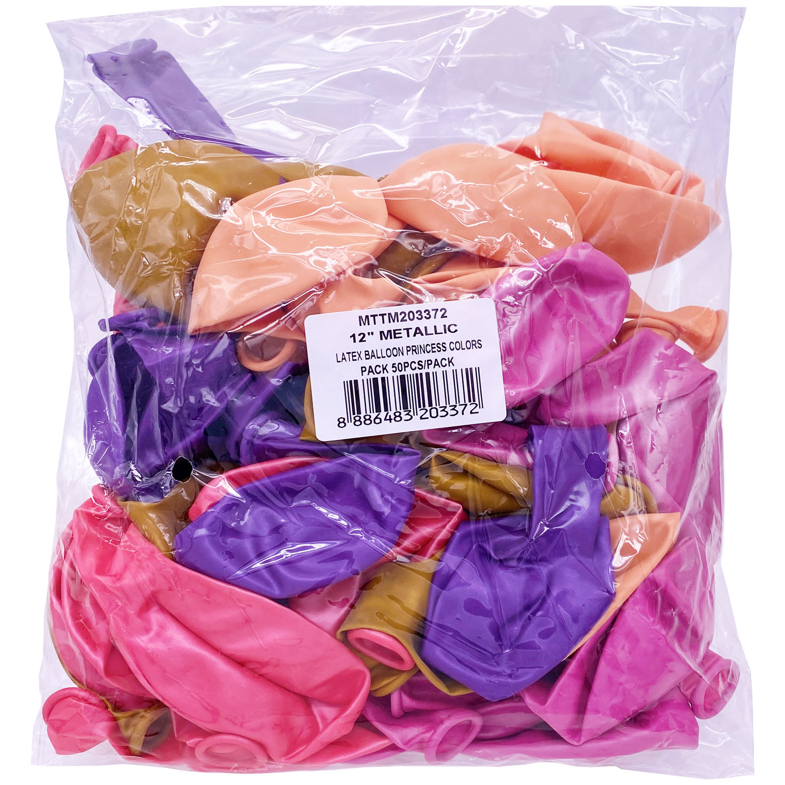 [50 Pcs/Pack] 12 Inch Latex Balloon Assorted Colors – Party Supplies ...