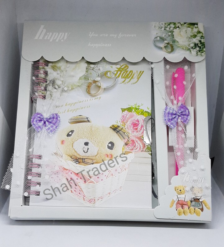 Lock Korean Creative Color Page Illustration Notebook - Stylish Notepad ...