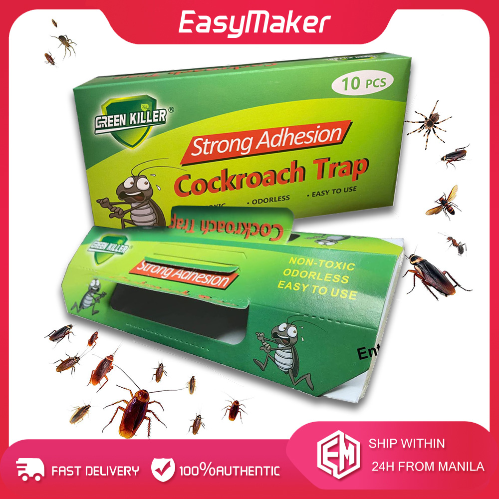 10Pcs Cockroach Killer Roach Traps Roach Bait Roach Motel Cockroach ...