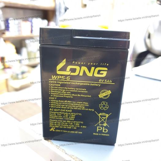 Toàn quốc: - Review Ắc Quy Long Wp5-6 6v-5ah Bình Ắc Quy Khô 6v Cho Xe Điện Trẻ Em ,đèn Khẩn Cấp ...