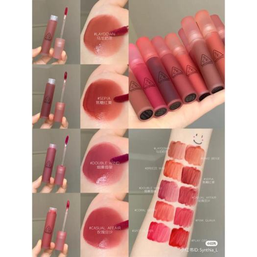 Son Kem Lì 3CE Blur Water Tint Full Màu - Son tint | TheFaceHolic.com