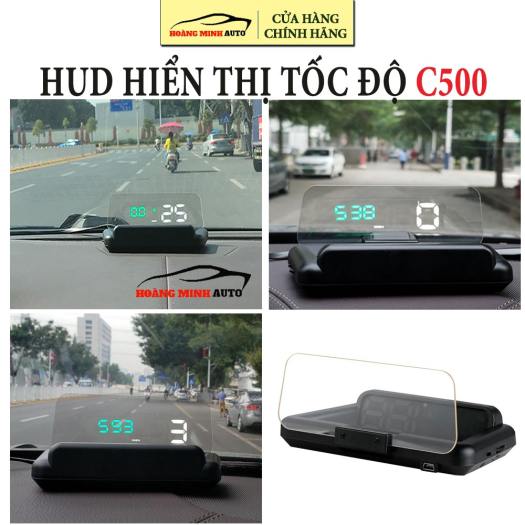 Review Hud Hiển Thị Tốc Độ Xe Ô Tô Và Cảnh Báo C500 - Tặng Kèm Dây Cable Obd2 | Lamchame.com ...