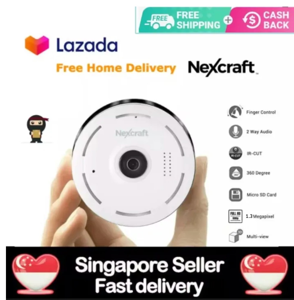 Buy IP Security Cameras Online | lazada.sg