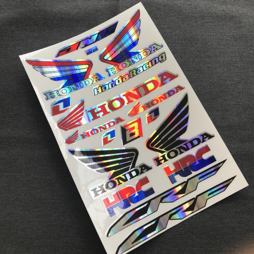 Bộ tem LOGO dán xe máy, tem HUY HIỆU chữ hãng xe nhiều STICKER khác ...