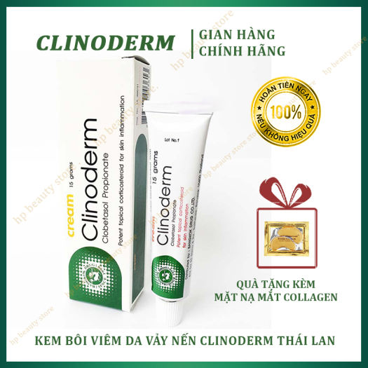 Kem Bôi Ngứa Vảy Nến Thái Lan Clinoderm Cream 15g - Hỗ Trợ Viêm Da Cơ ...