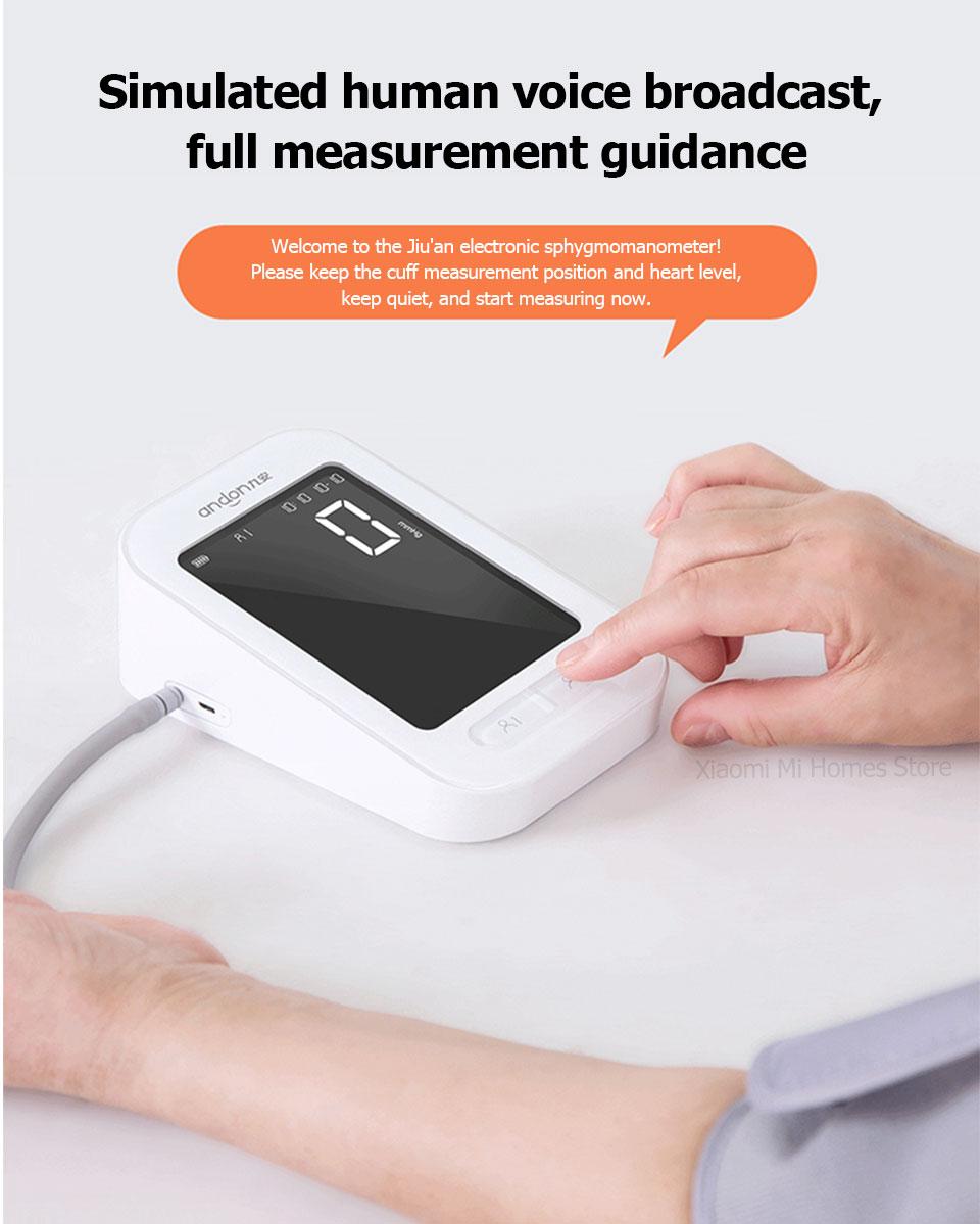 ANDON Smart [ Blood Pressure ] Monitor KD-5907 (White) with 1 Year ...