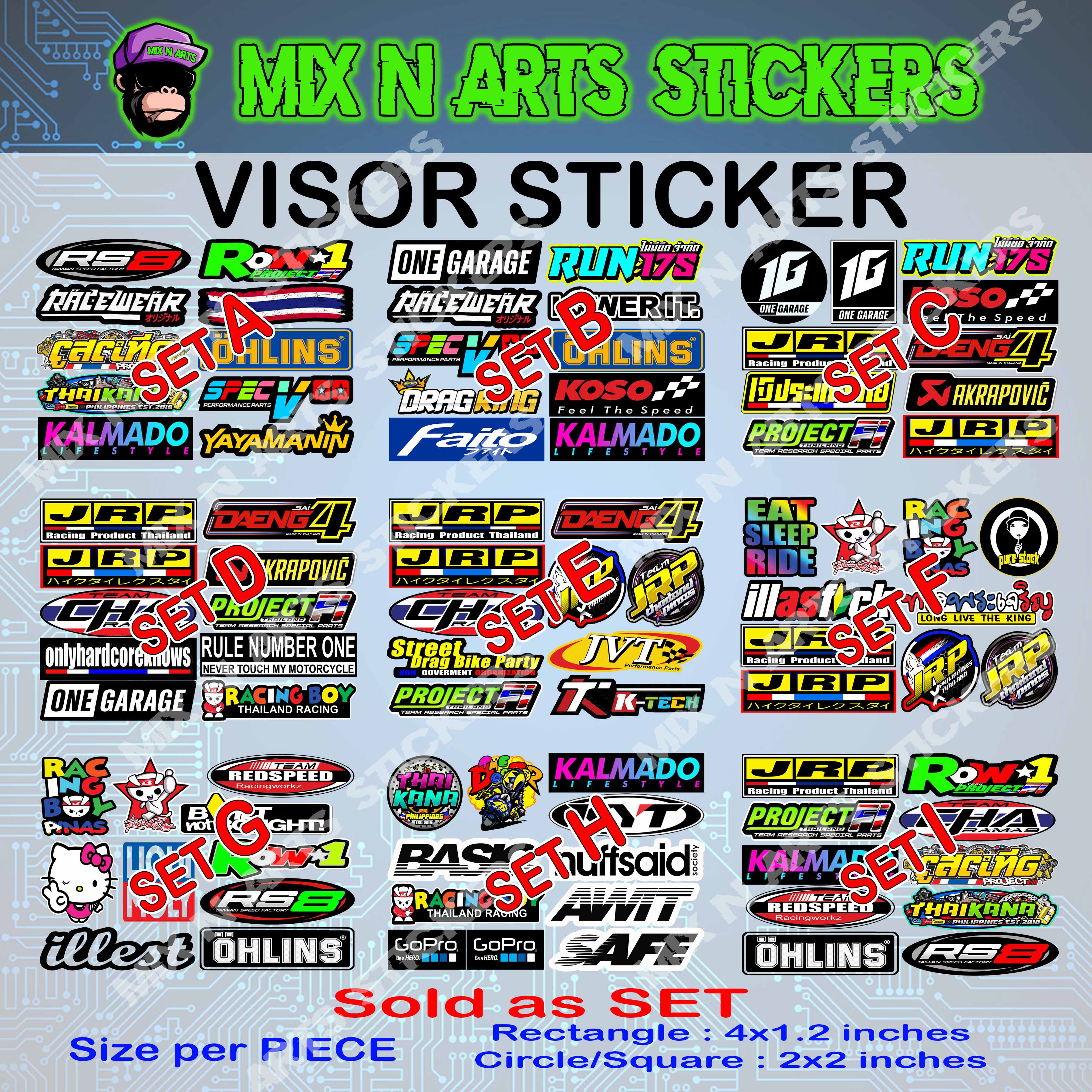 Shop Motovlogging Stickers online | Lazada.com.ph