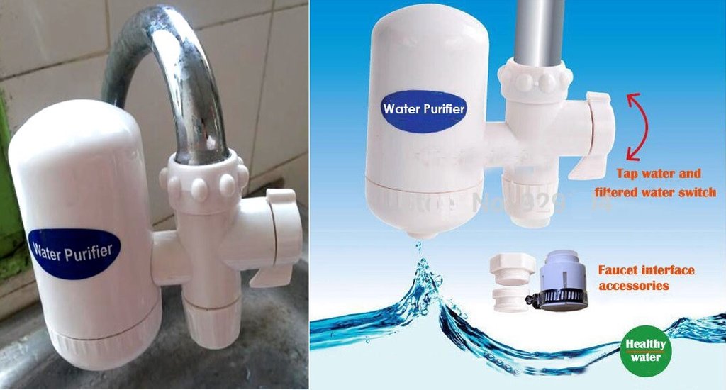 Mini Water Filter, Water Purifier Filter, Washable Mini Water Purifier