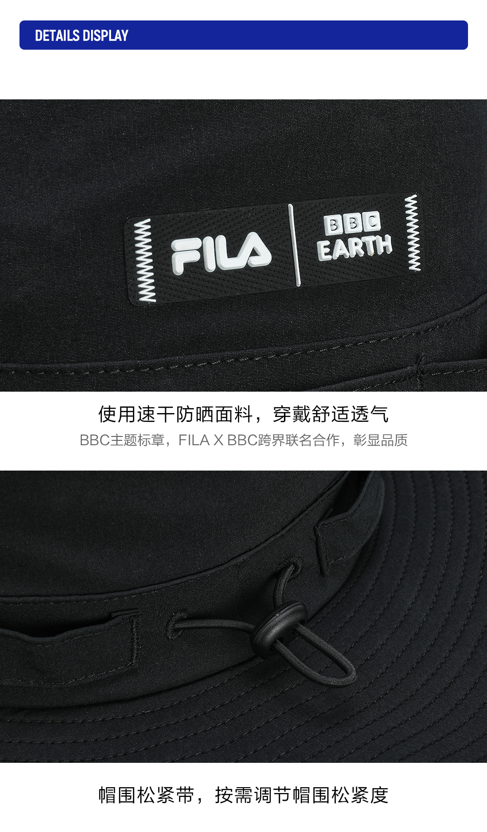 Bucket hat fila black store
