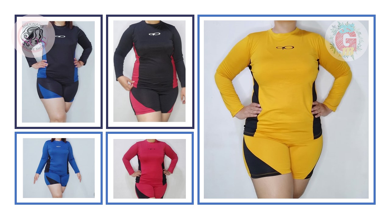 PLUS SIZE!!! RUSH GUARD SWIMWEAR FOR MEN AND WOMEN (UNISEX)