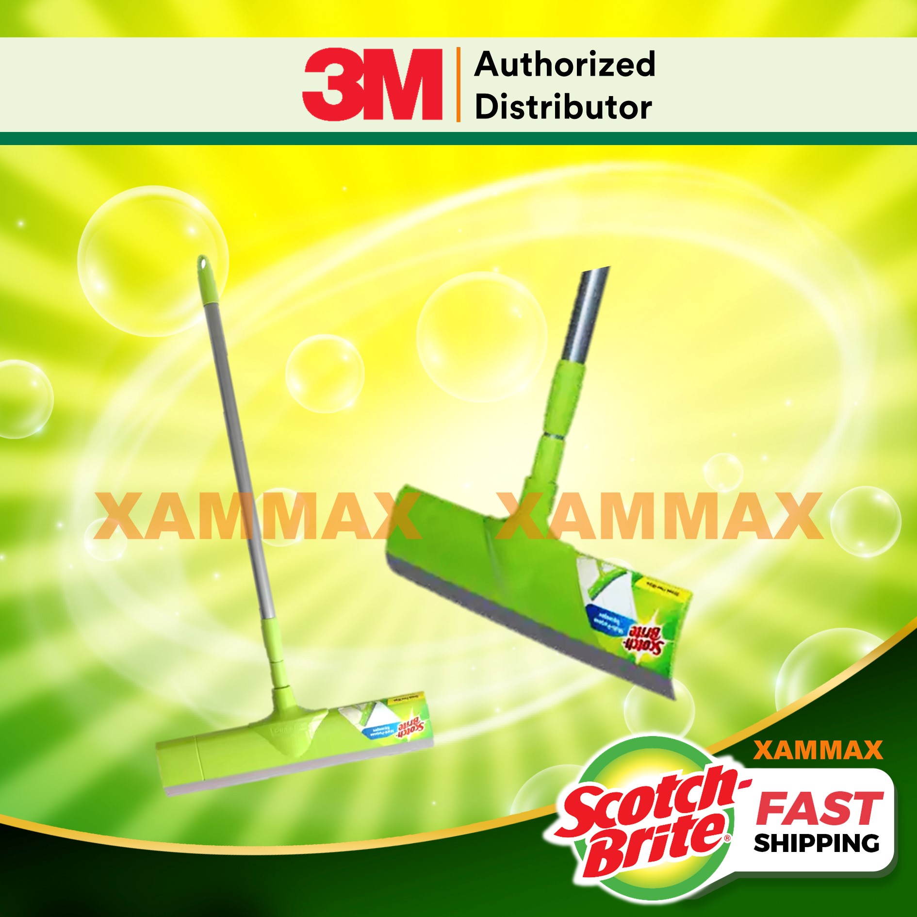 3M Scotch Brite - 1pcs Multi-Purpose Squeegee / Removes Water Scraper