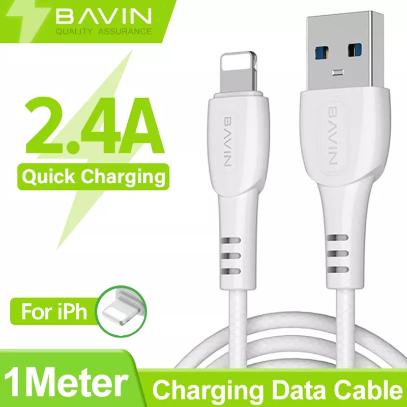 BAVIN CB221 2.4A USB Fast Charging Data Transfer Cable Rounded Strong ...