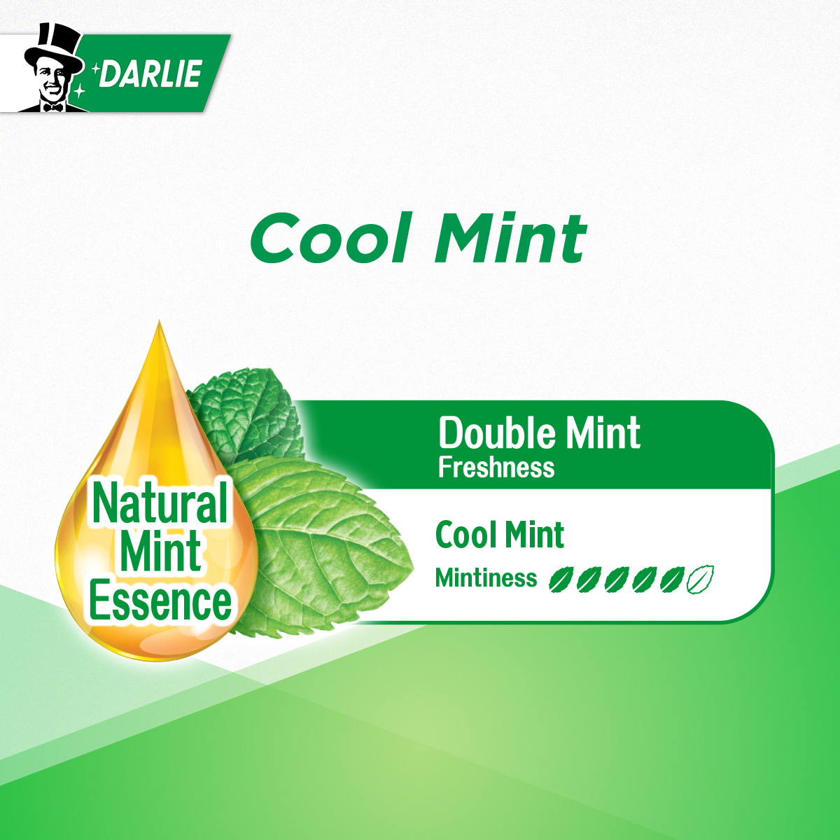 Darlie Double Action Multicare Toothpaste Cool Mint 180g