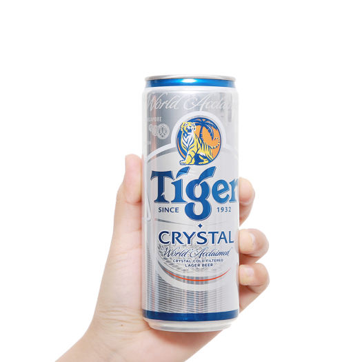 THÙNG 24 LON BIA TIGER CRYSTAL 330ML - Bia Nội Địa | VietMart.co