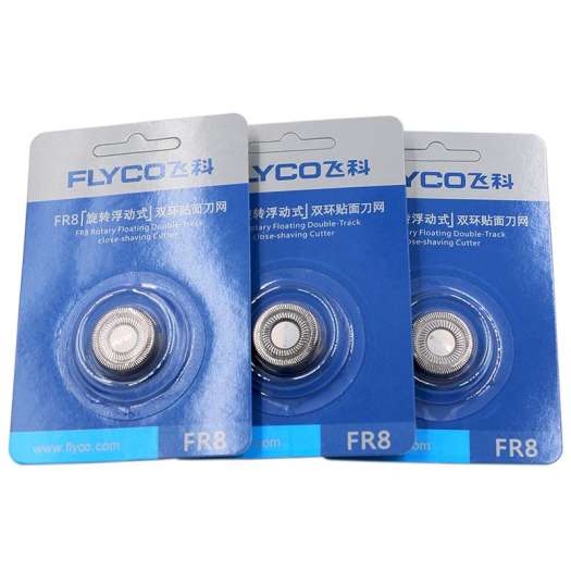 Lưỡi dao cạo râu Flyco (3 lưỡi) FR8 tương thích với các dòng máy cạo ...