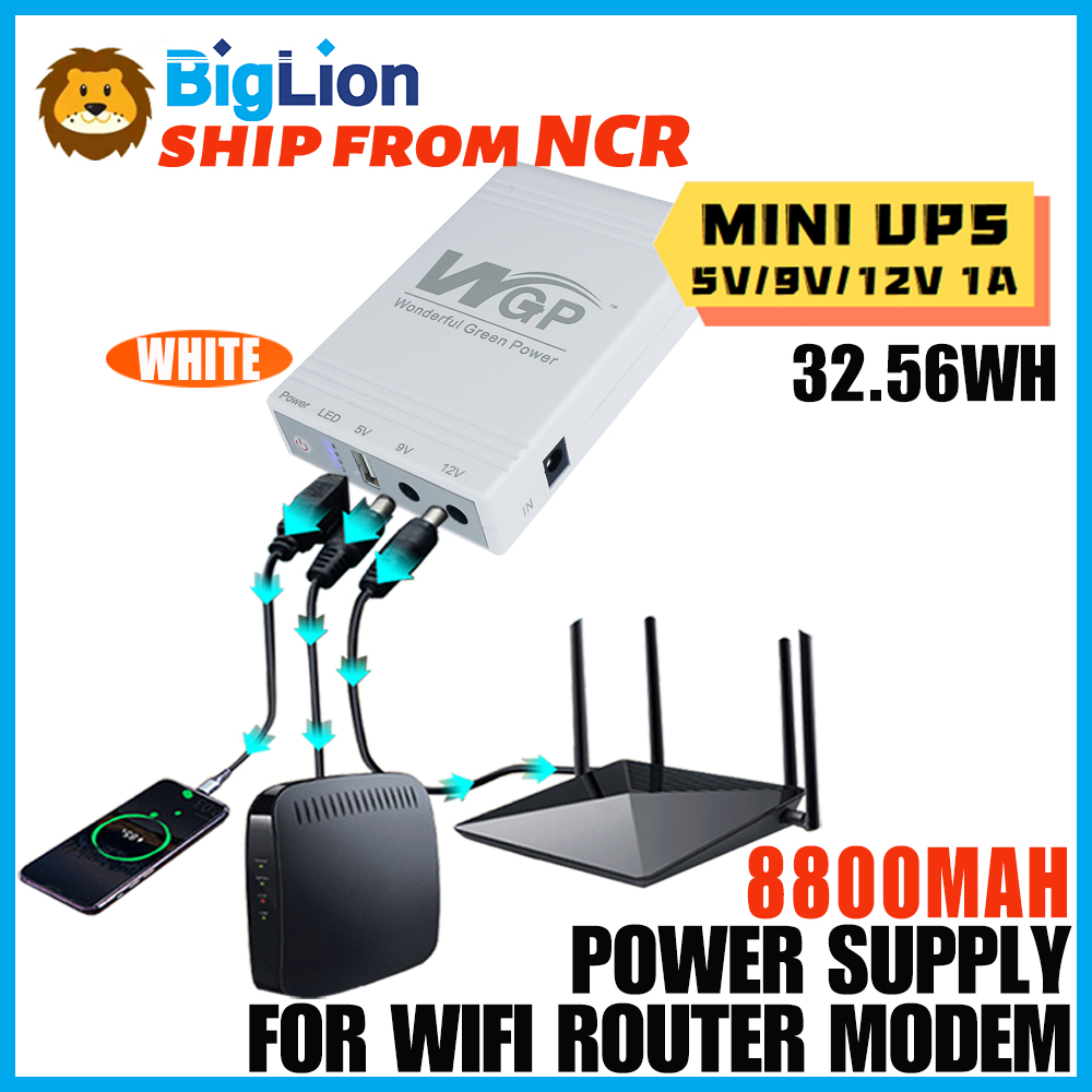 8800mAh 3 Outputs Mini Power Bank Mobile Phone PowerBank Mini UPS Small ...