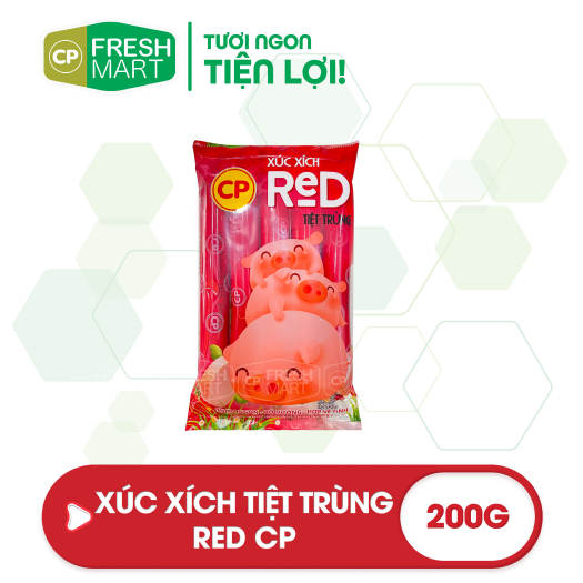 Xúc Xích Tiệt Trùng Red CP 200g (5 cây) - Xúc Xích CP Foods - Thơm ngon tiện lợi - CP Fresh Mart ...