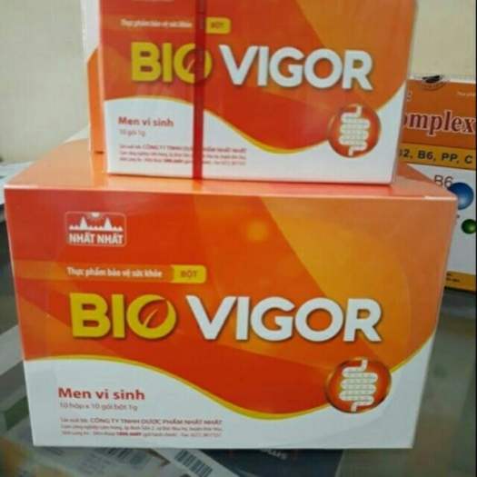 MEN VI SINH BIO VIGOR (NHẤT NHẤT) HỘP 10 GÓI - Vitamin tổng hợp | ThuocLongChau.com