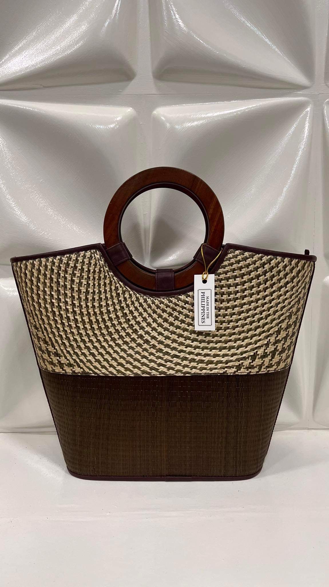 Native Buri Bucket Bag