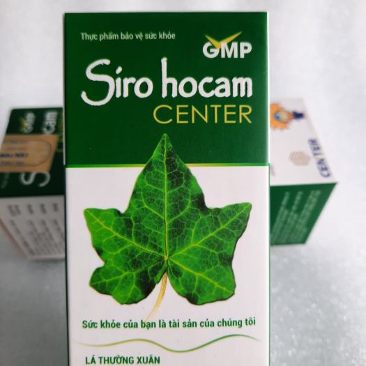 Siro ho cảm center, siro ho thảo dượᴄ cao lá thường xuân, quất, gừng ...
