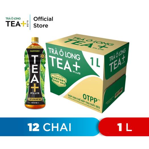Thùng 12 Trà Olong Tea Plus 1L - Trà thảo mộc & Trà trái cây | VietMart.co