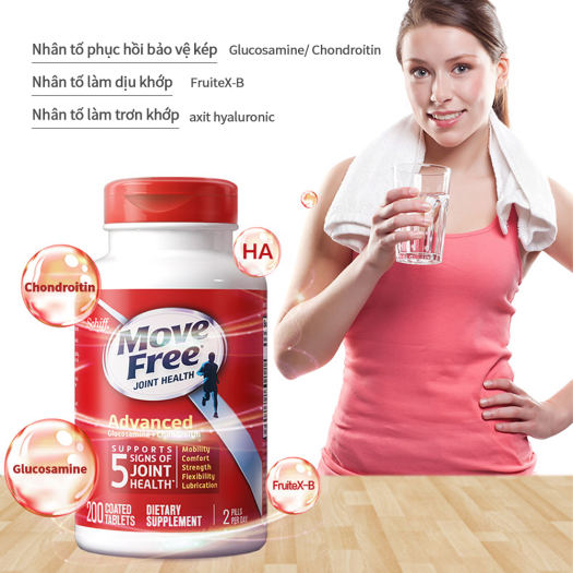 Viên uống Bổ Khớp Schiff Move Free Advanced Triple Strength 200 viên ...