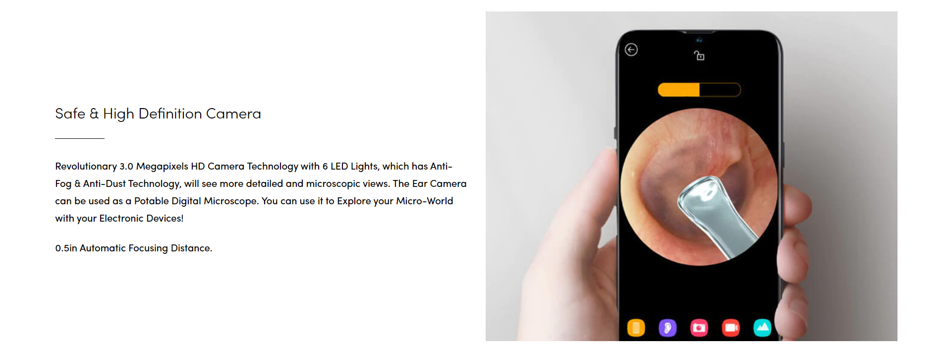 Bebird R1 Wireless Intelligent Visual Ear Stick Smart Visual Ear Picker ...