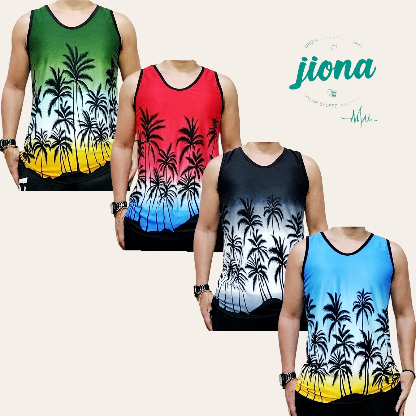 Summer Muscle Tee Sando for Men