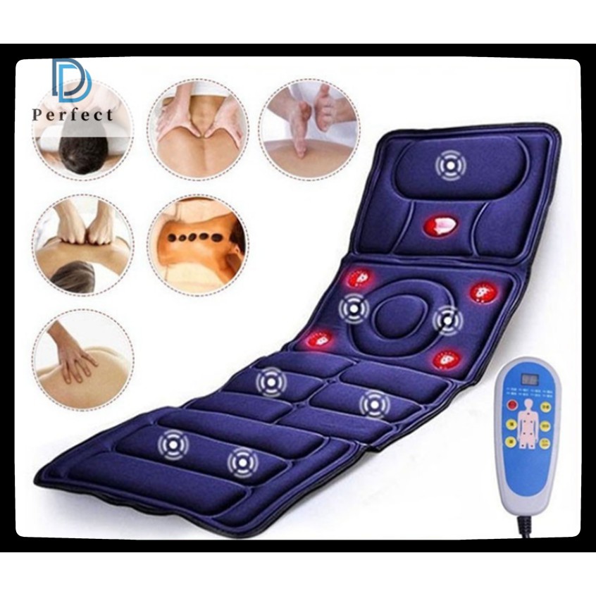 Foldable Full Body Massage Mattress Automatic Heating Far Infrared ...