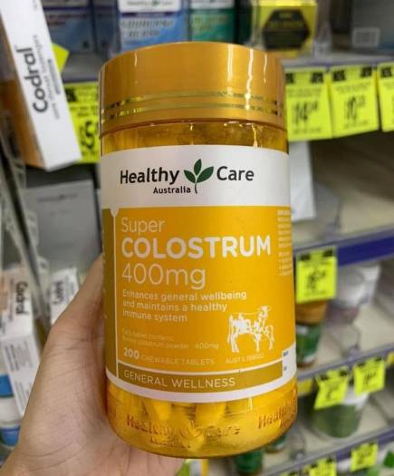 HEALTHY CARE SUPER COLOSTRUM 400 mg 200 viên - Hỗ trợ não và trí nhớ ...