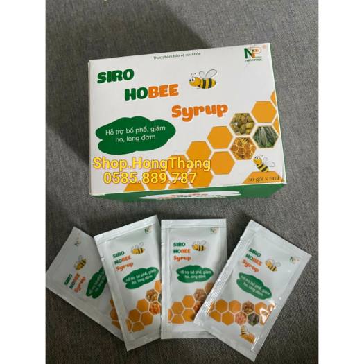 Siro Hobee Syrup bổ phế giảm ho long đờm hộp 30 gói - Chăm sóc hệ tiêu ...